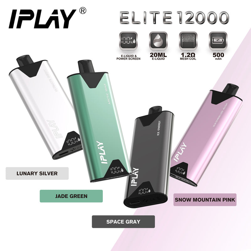 IPLAY ELITE 12000 - Premium Disposable Vape Pod